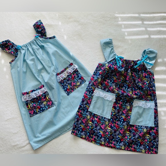 Dresses | Handmade 4t5t Dresses With Complementary Patterns | Poshmark